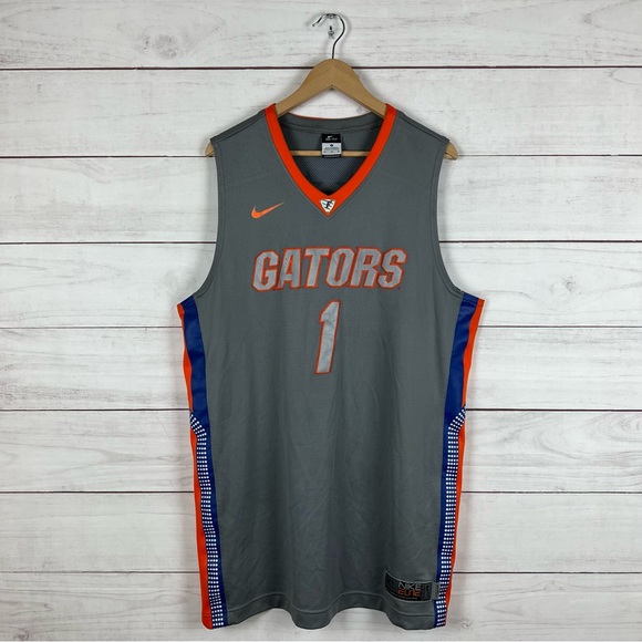 Nike | Shirts | Rare Florida Gators X Nike Elite Basketball Jersey Xl ...